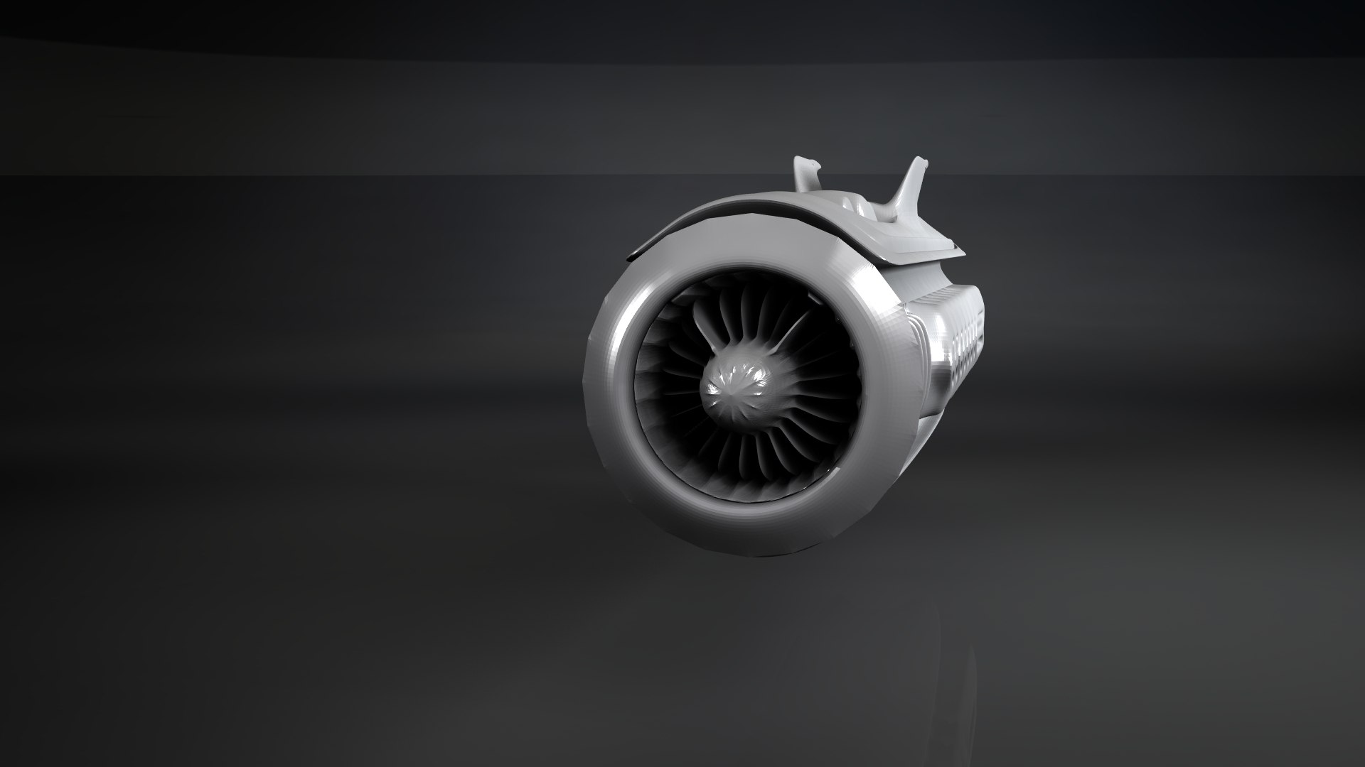 Jet Engine 3d Obj