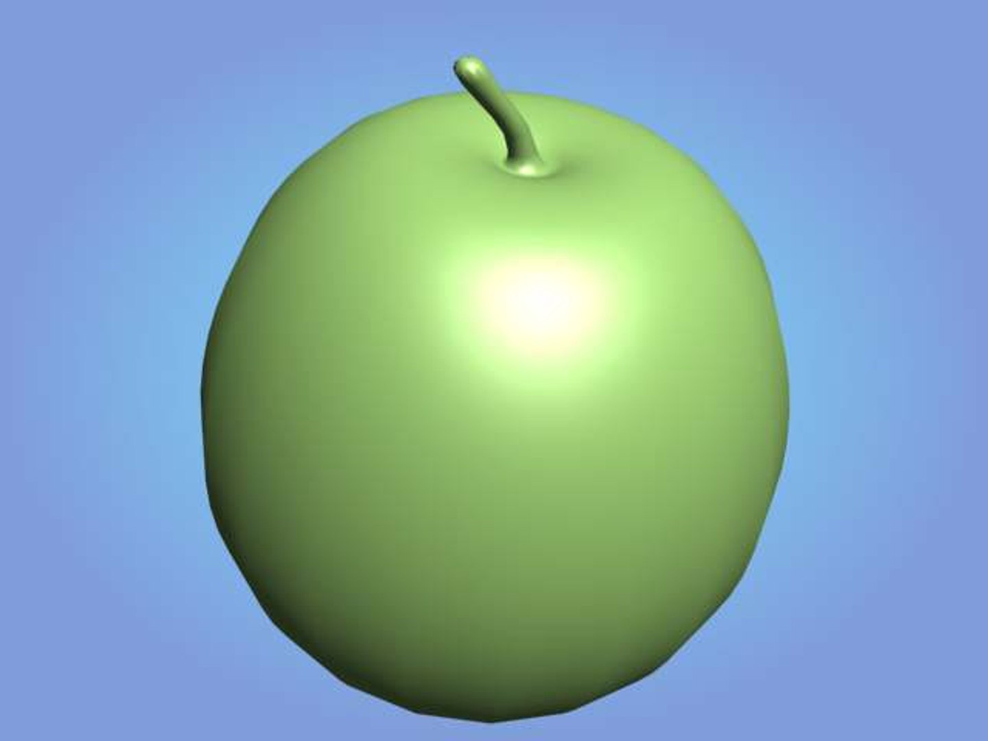 3d model of apples fruit