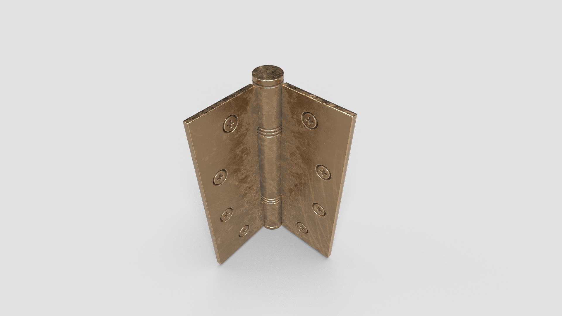 3D Model Door Hinges N2 - TurboSquid 2507644