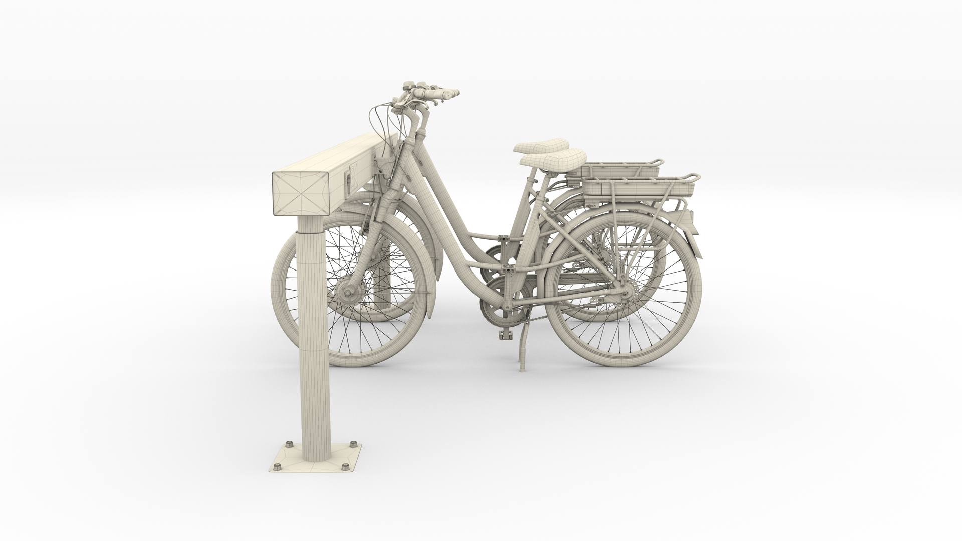 3D Electric Bicycle Station - TurboSquid 1210456
