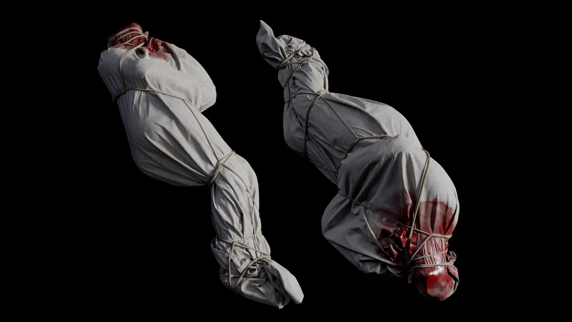 3D Model Covered Corpse 13 Low-Poly - TurboSquid 2382122