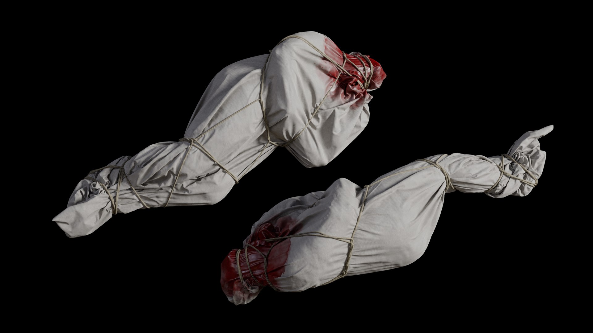 3D Model Covered Corpse 13 Low-Poly - TurboSquid 2382122