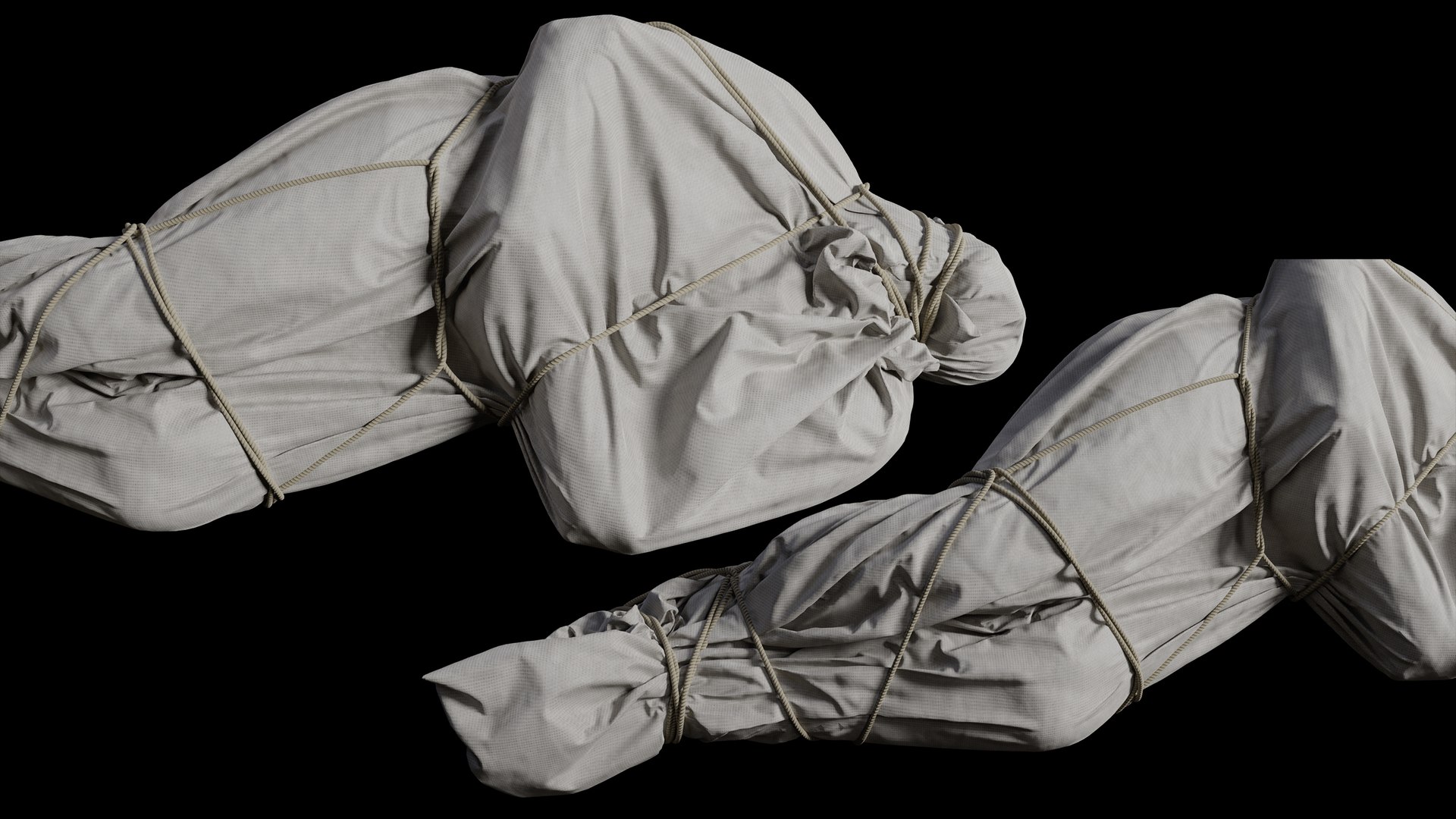 3D Model Covered Corpse 13 Low-Poly - TurboSquid 2382122