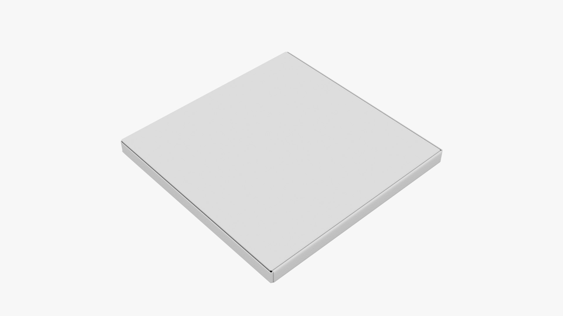 3D 12-inch White Paper Pizza Box - TurboSquid 2276334
