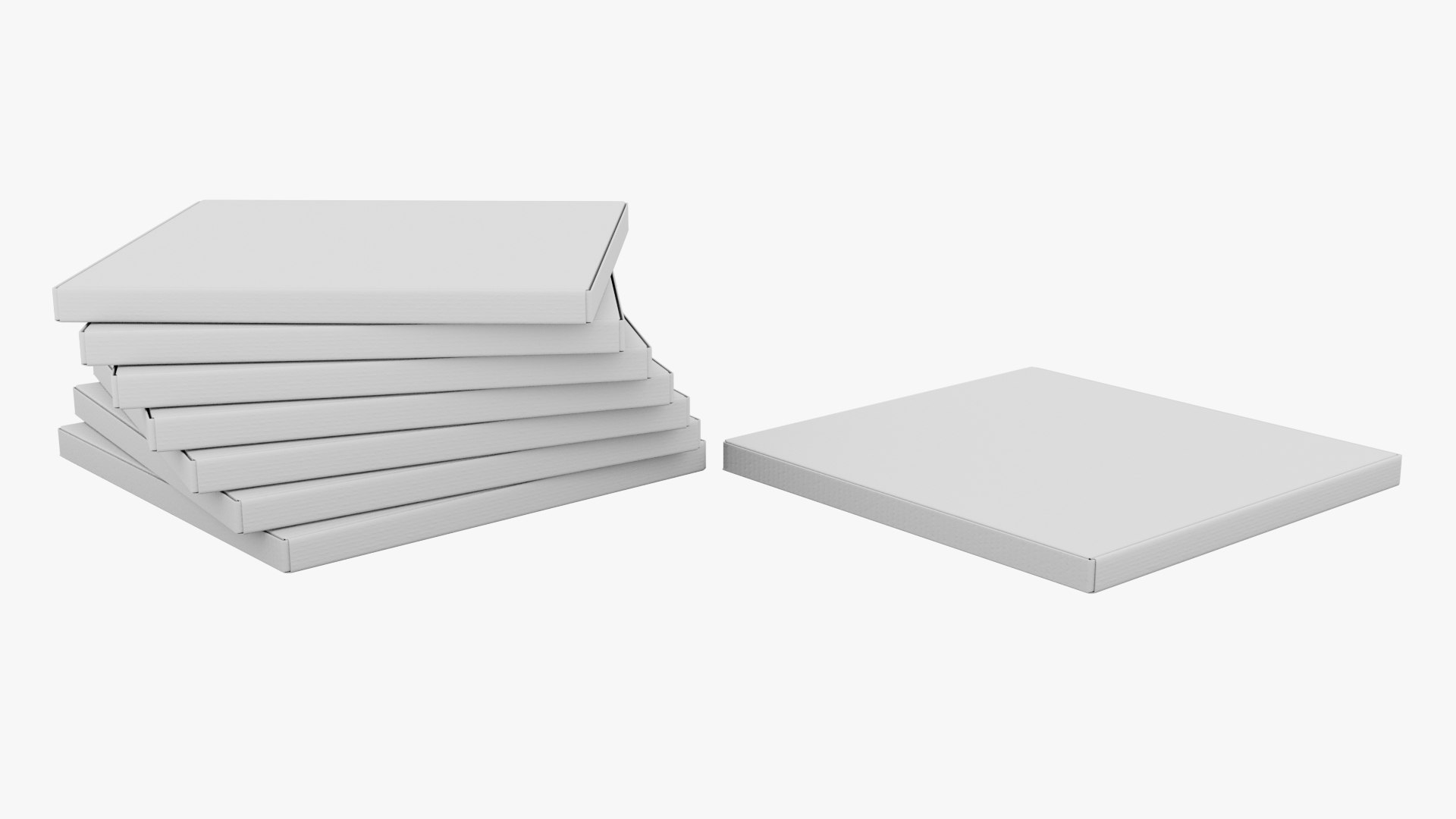 3D 12-inch White Paper Pizza Box - TurboSquid 2276334