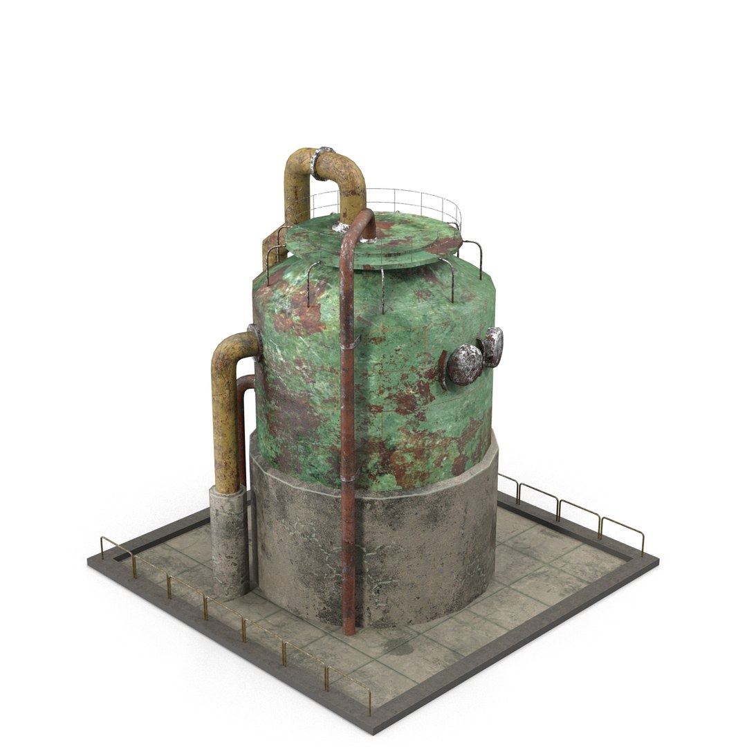 Rusty Industrial Tank Max