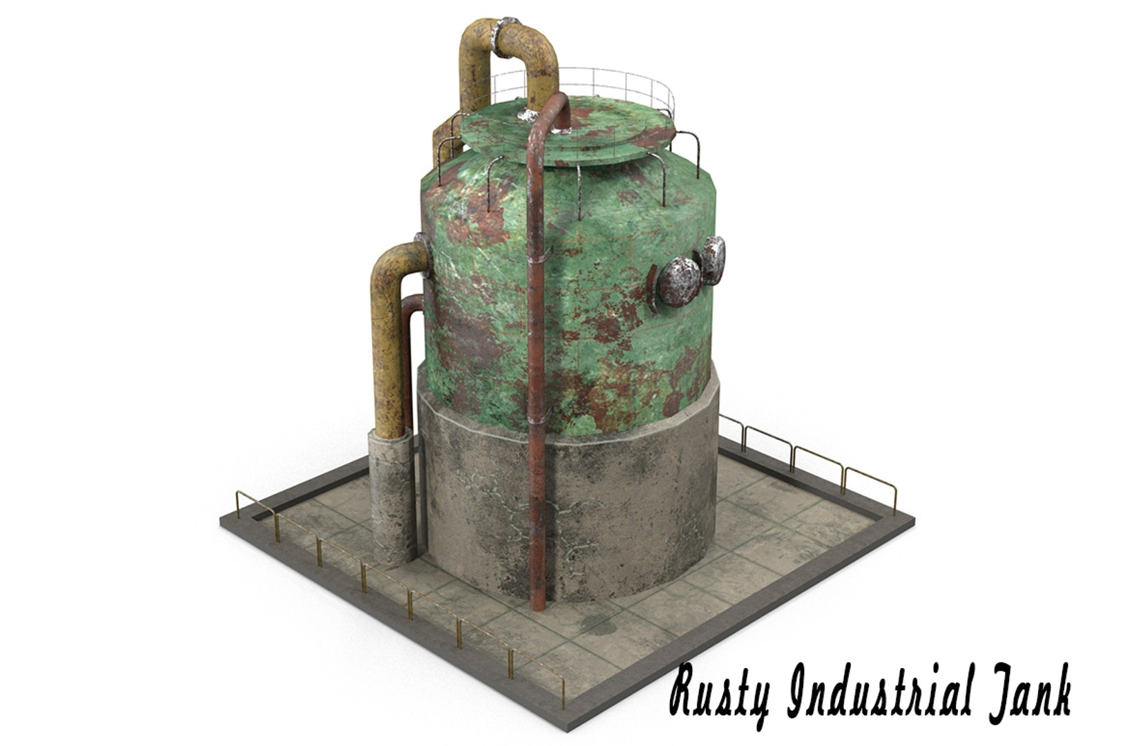 Rusty Industrial Tank Max
