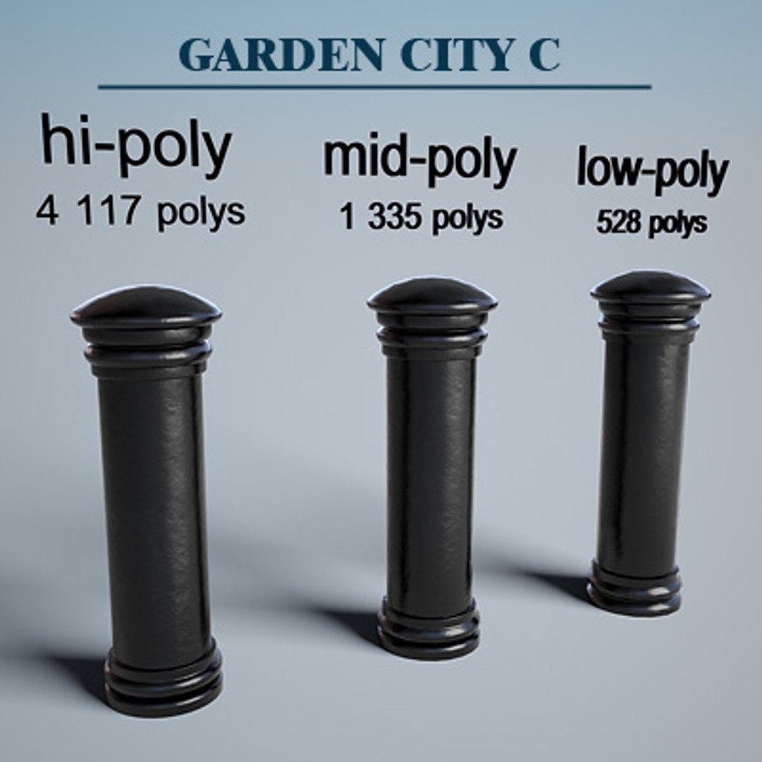 ultimate bollards 3d model