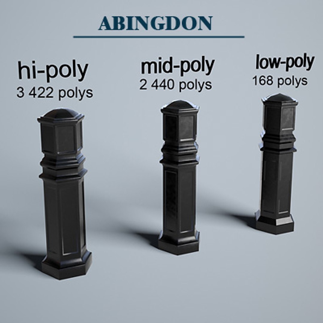 Ultimate Bollards 3d Model