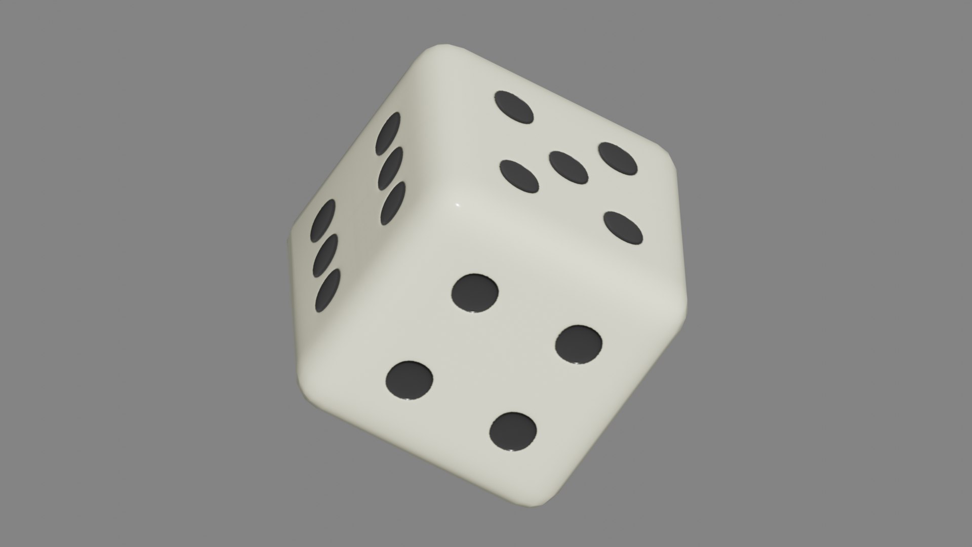 Low Poly 6 Sided Die Model - TurboSquid 2275556