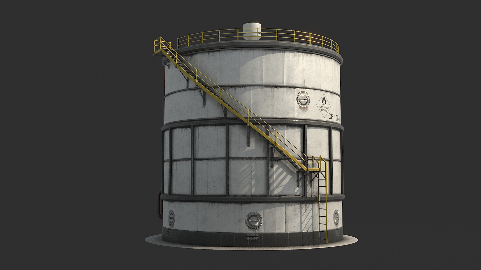 Oil Storage Tank V1 Model - TurboSquid 2373920