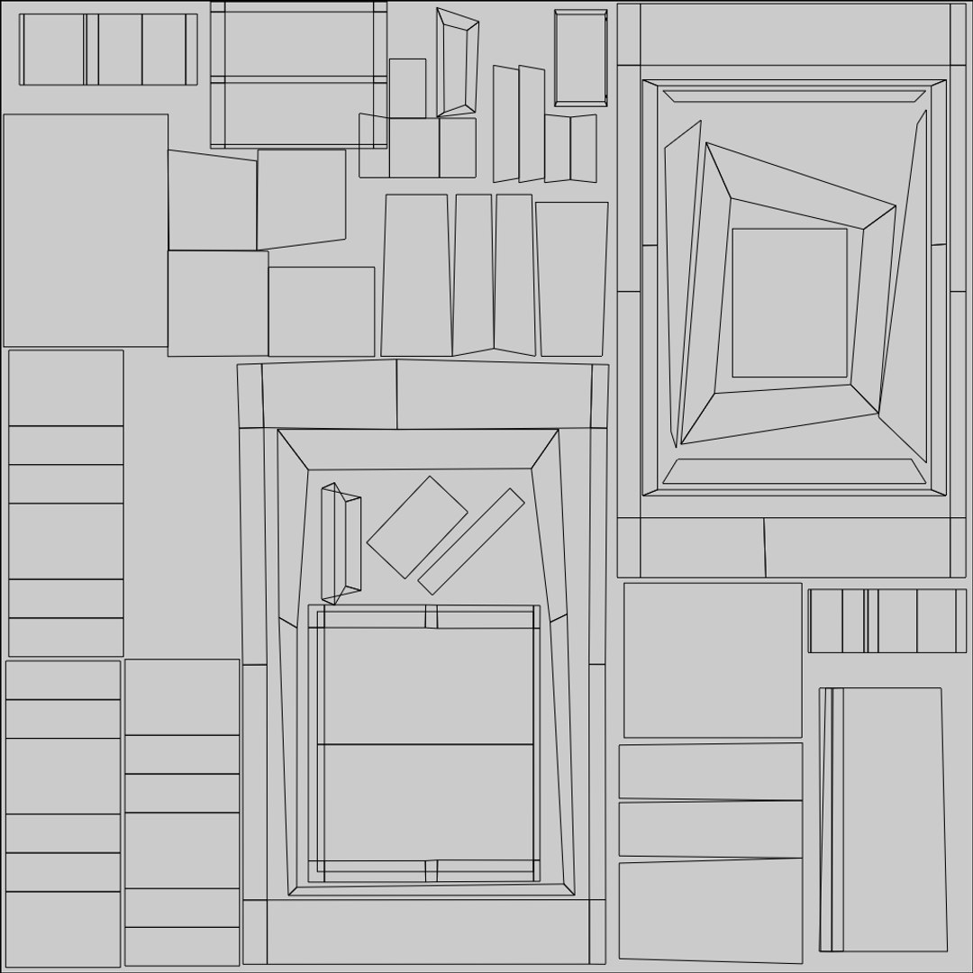 Horror House With Second Floor Bathroom Human Organs Artifacts 3D ...