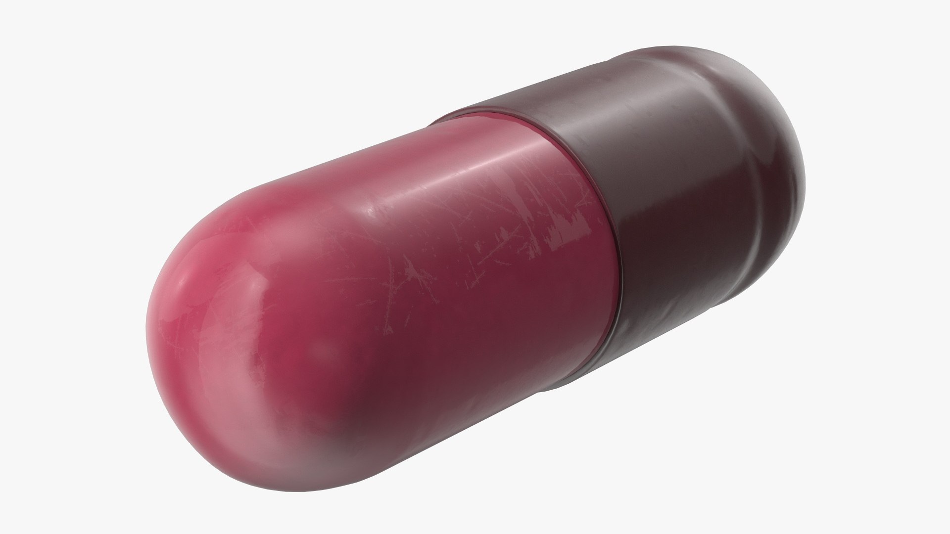 Capsule Pink And Maroon 3D Model - TurboSquid 2342337