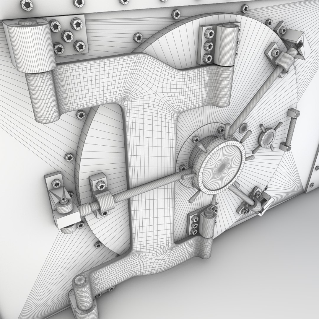3d model bank vault