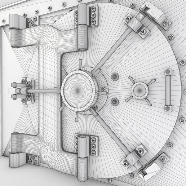 3d model bank vault