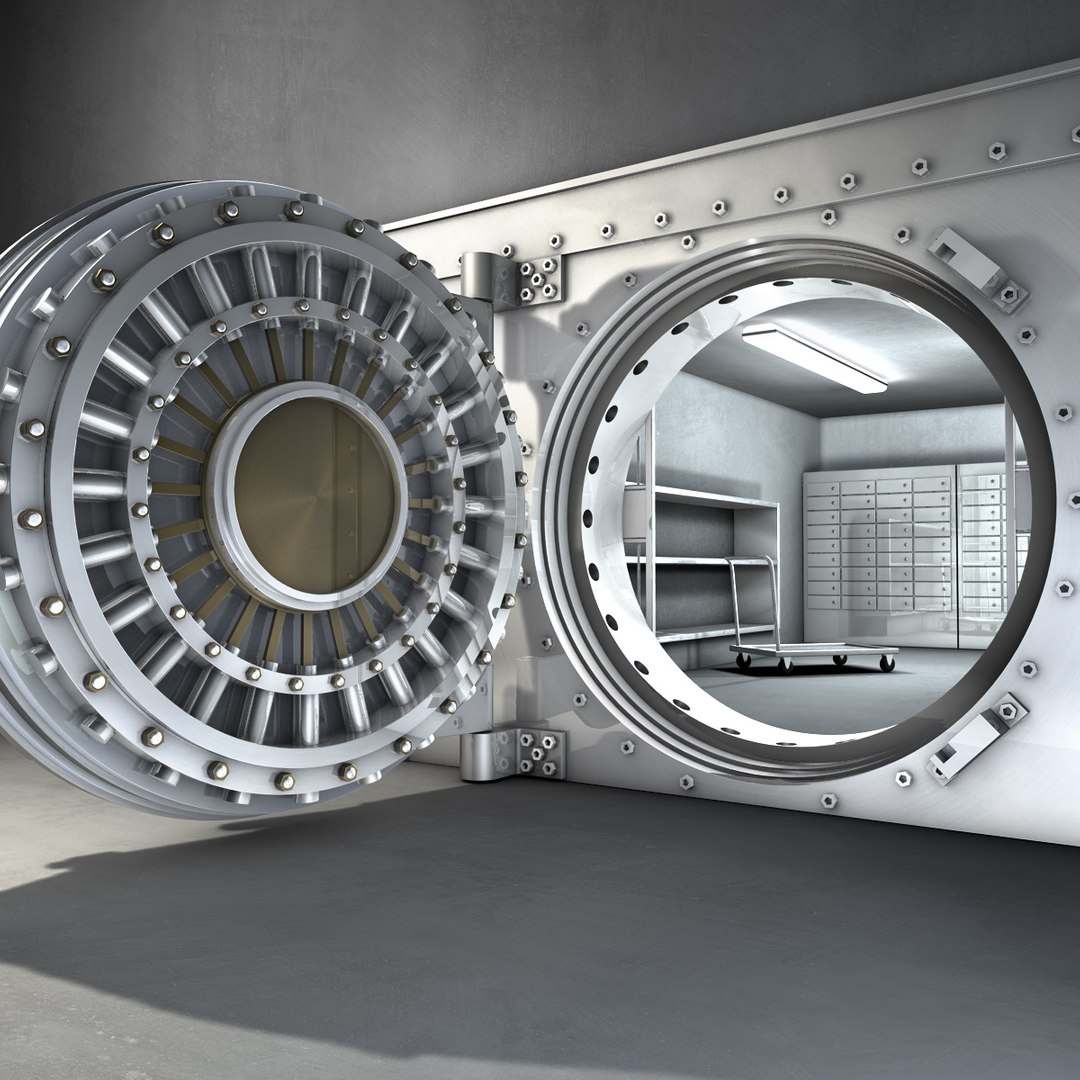 3d Model Bank Vault