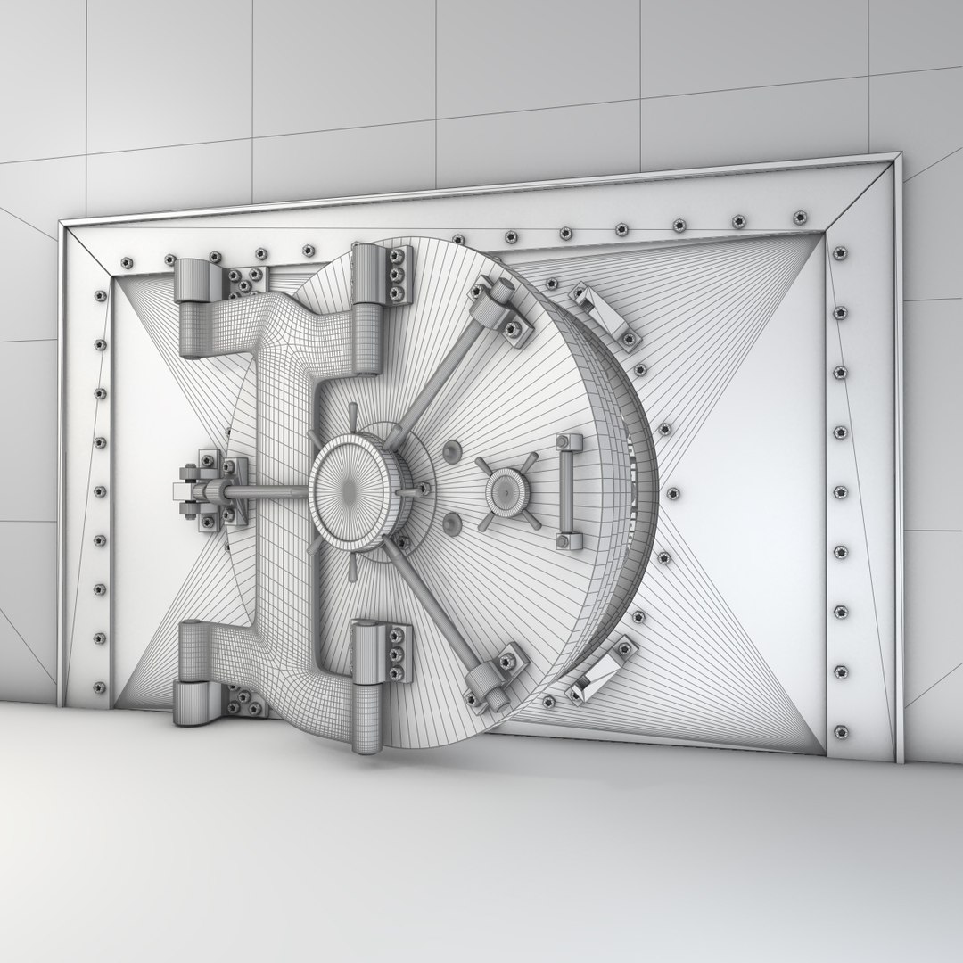 3d Model Bank Vault