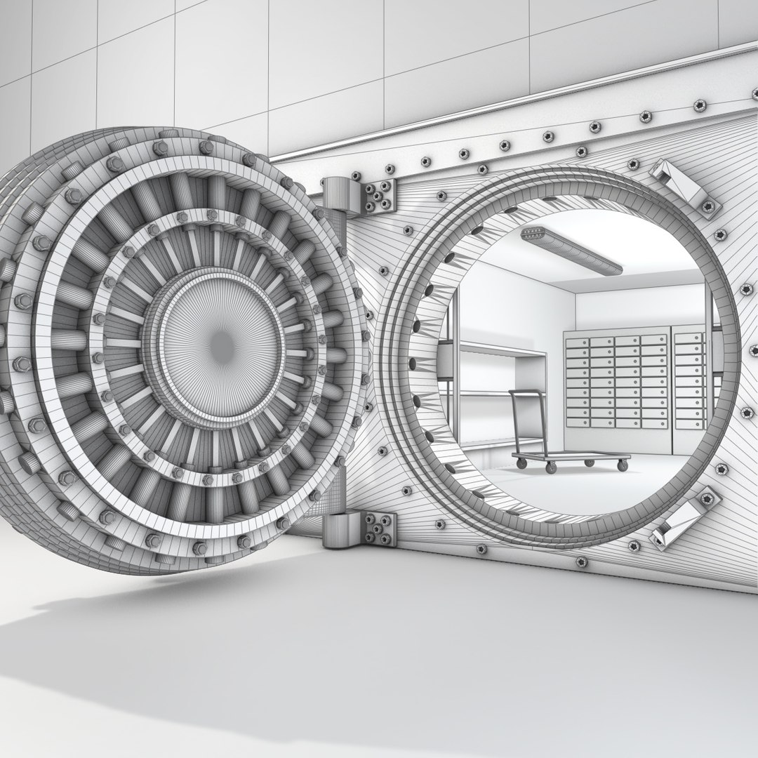 3d Model Bank Vault