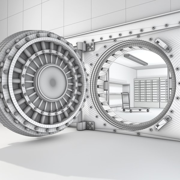 3d model bank vault