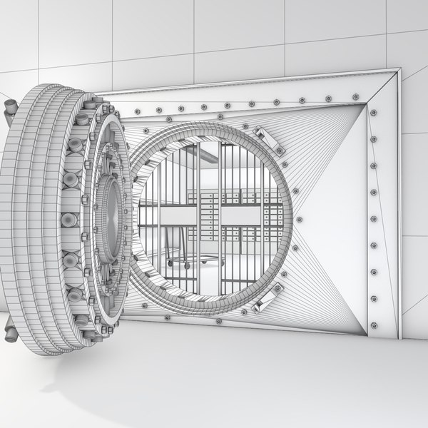 3d model bank vault