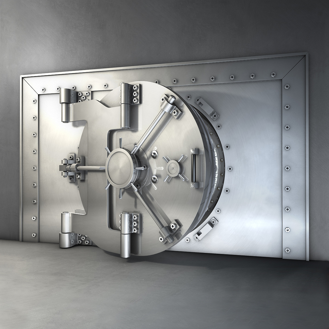 3d model bank vault