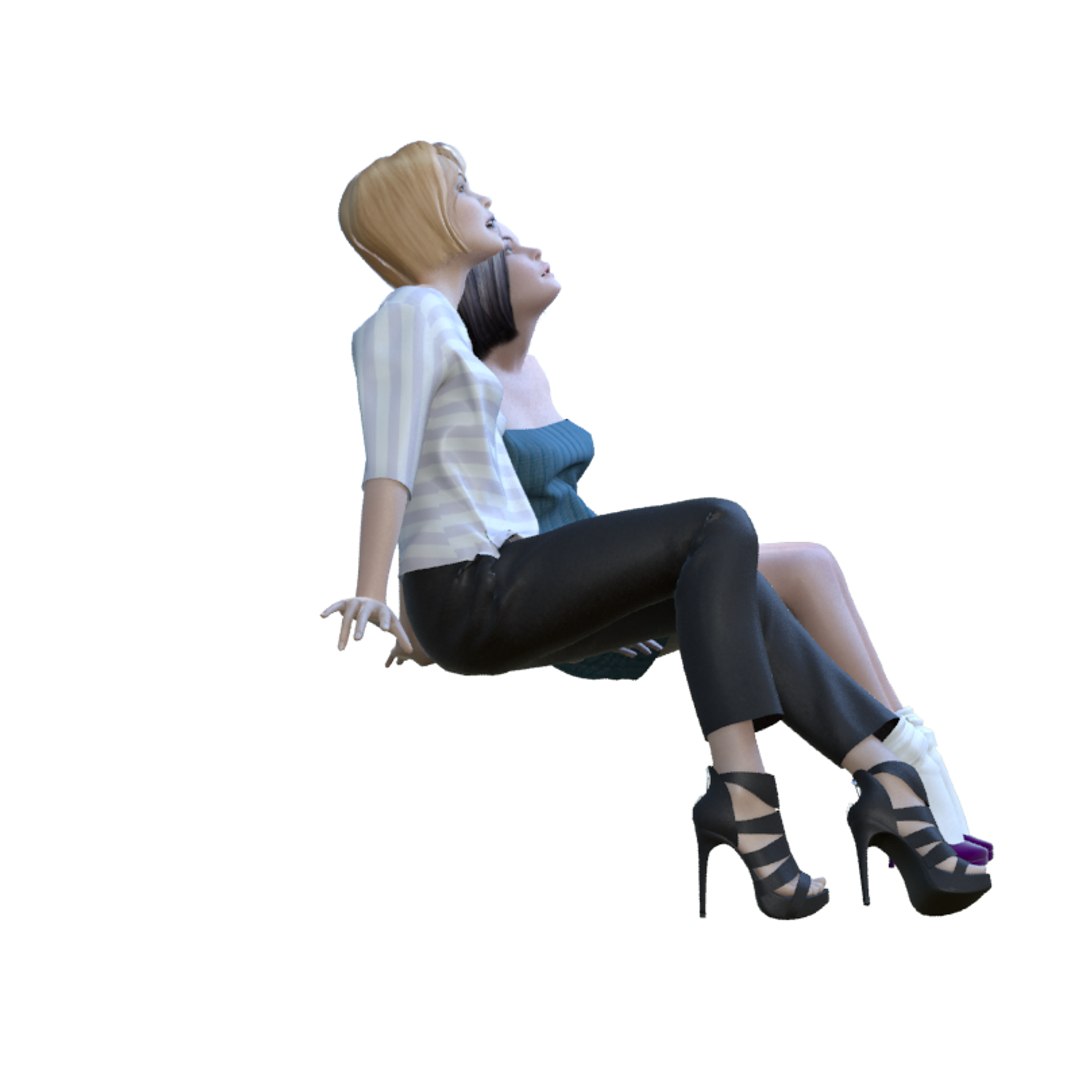 human woman girl obj