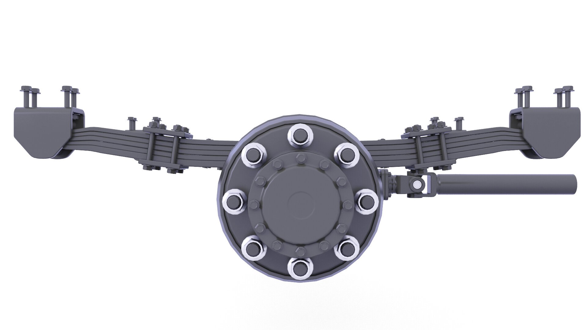 3D model suspension leaf spring - TurboSquid 1581243