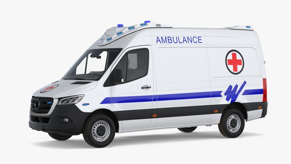 modelo 3d Ambulancia Van Genérica - TurboSquid 1464080