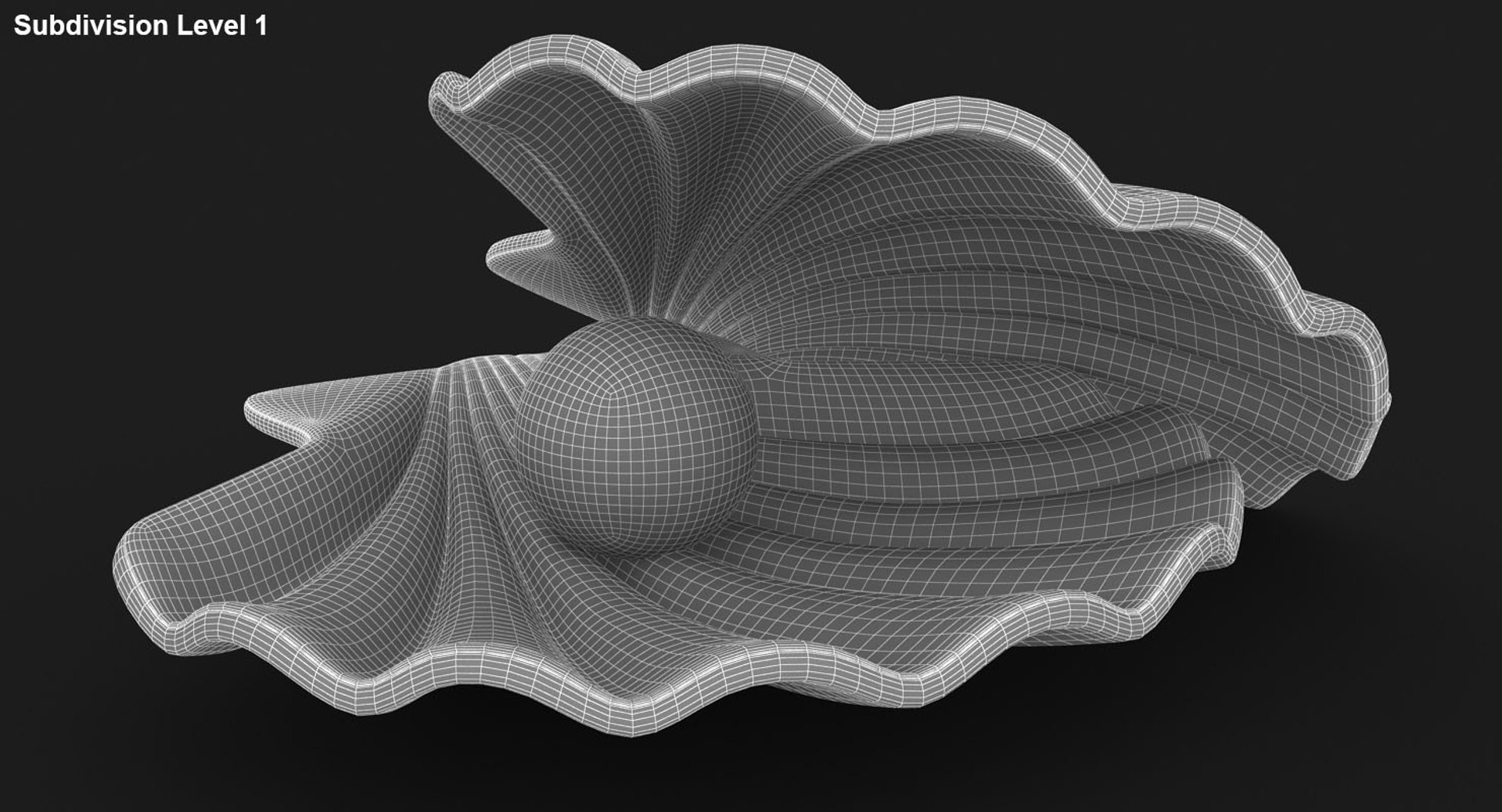 Pearl Shell Pose 2 3ds