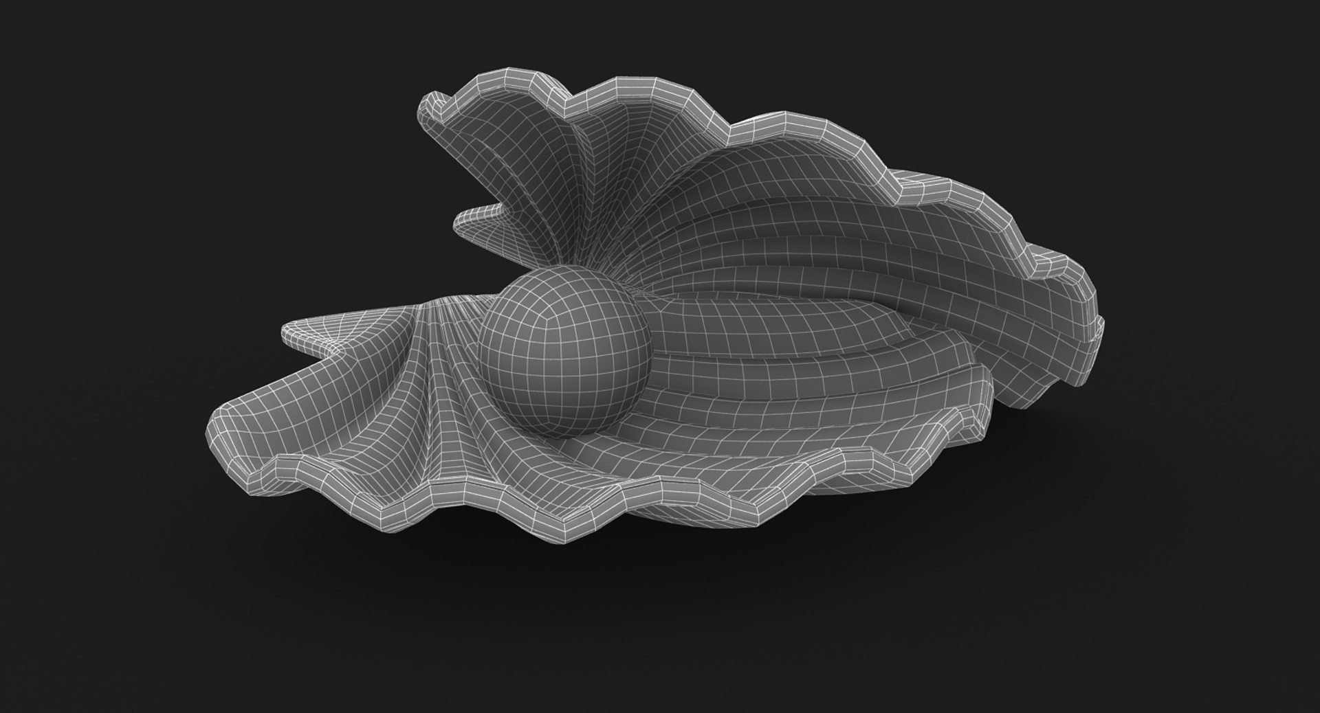 Pearl Shell Pose 2 3ds