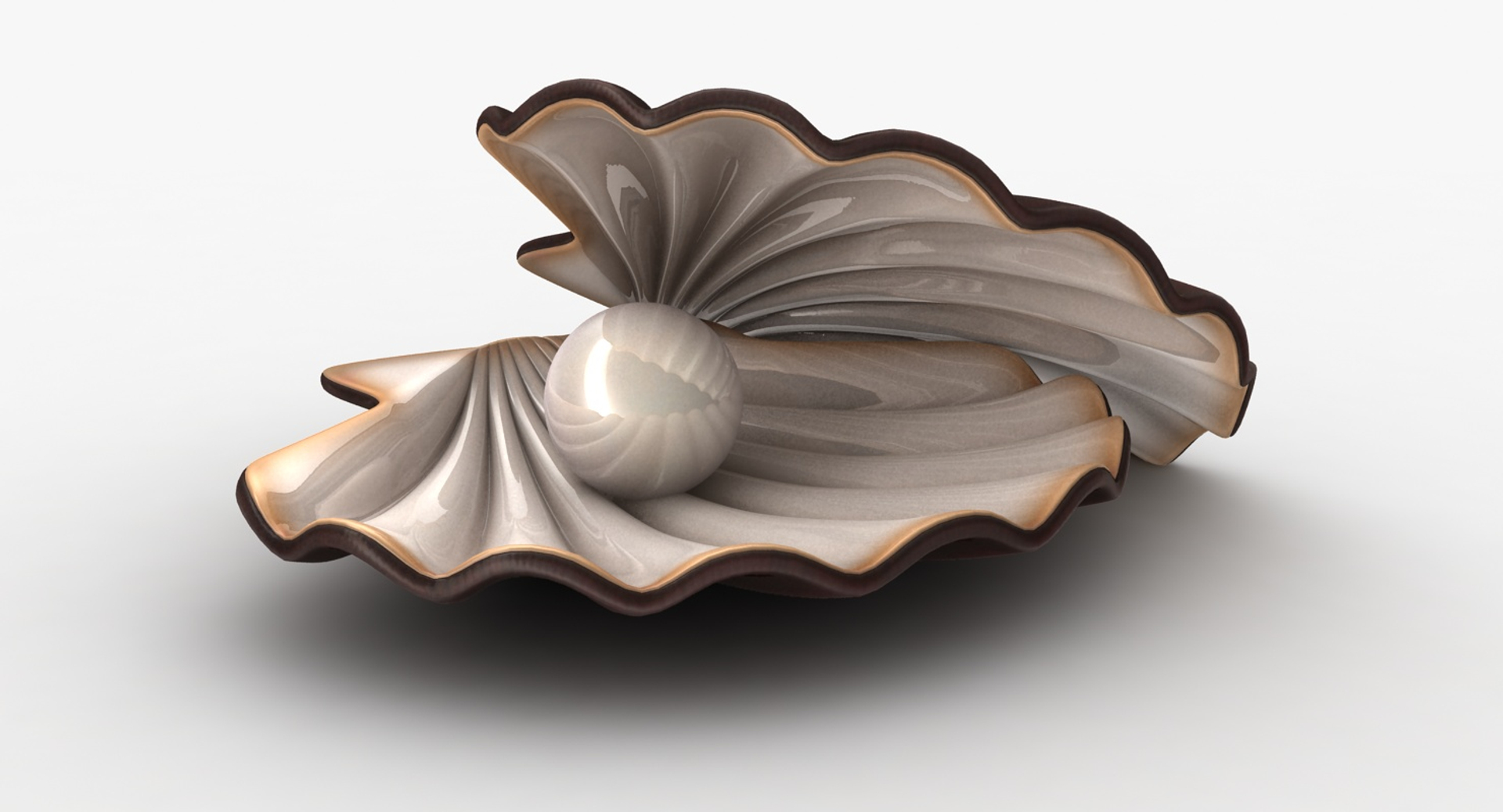 Pearl Shell Pose 2 3ds