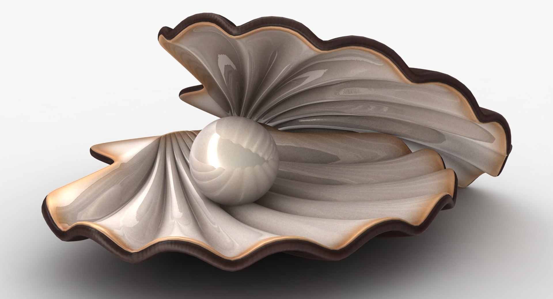 Pearl Shell Pose 2 3ds