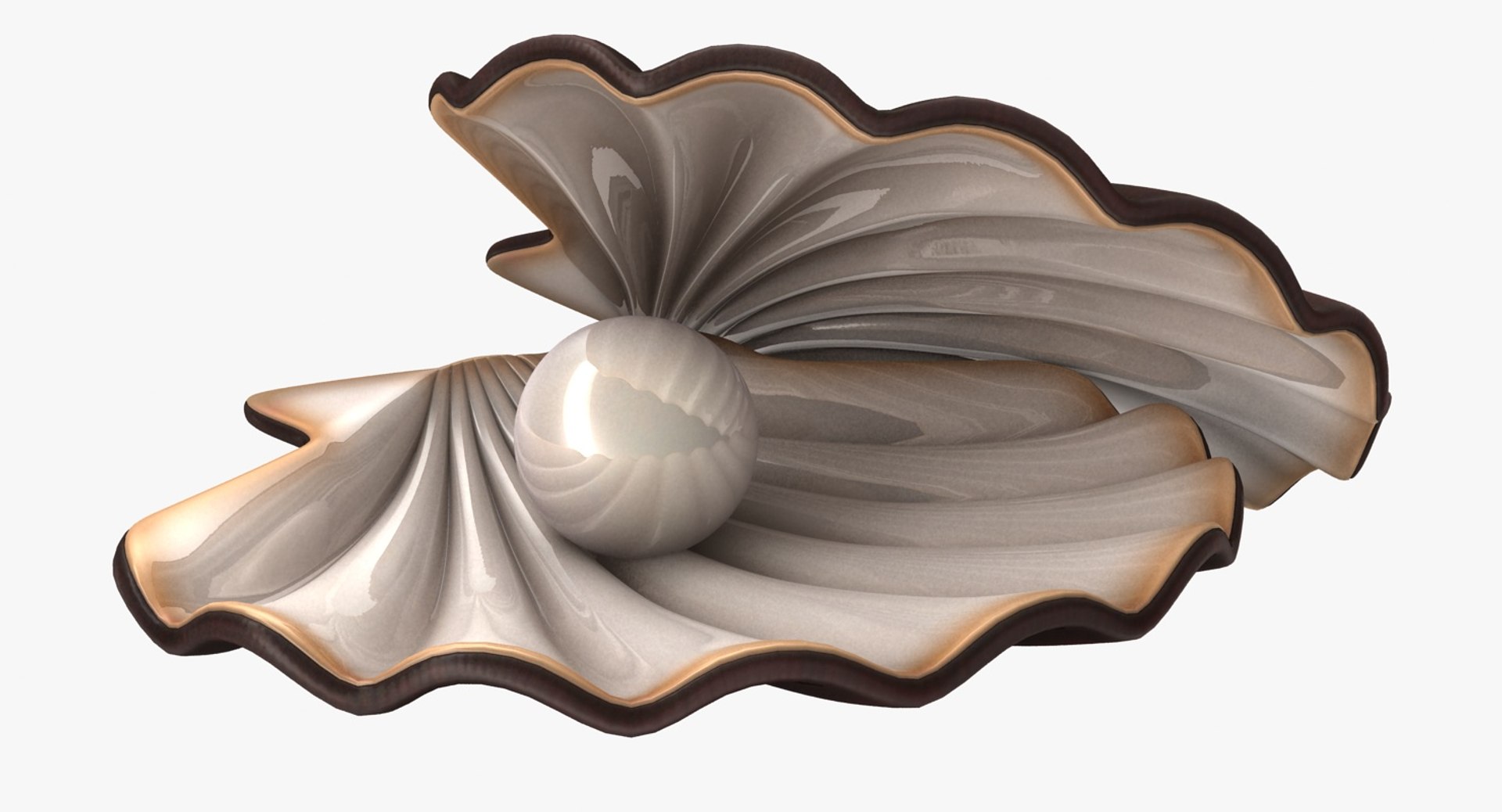 Pearl Shell Pose 2 3ds