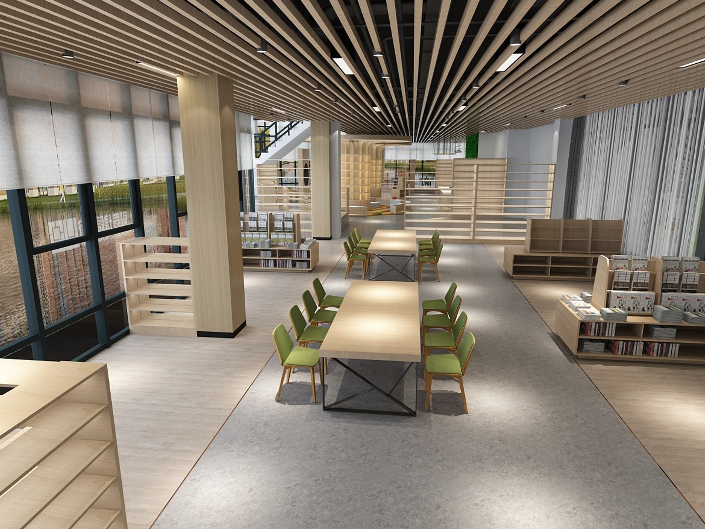 Library 2 3D Model - TurboSquid 2063828