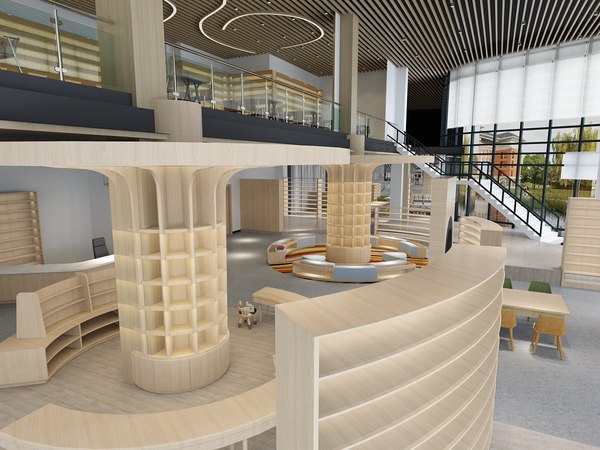 Library Interior 3D Models for Download | TurboSquid