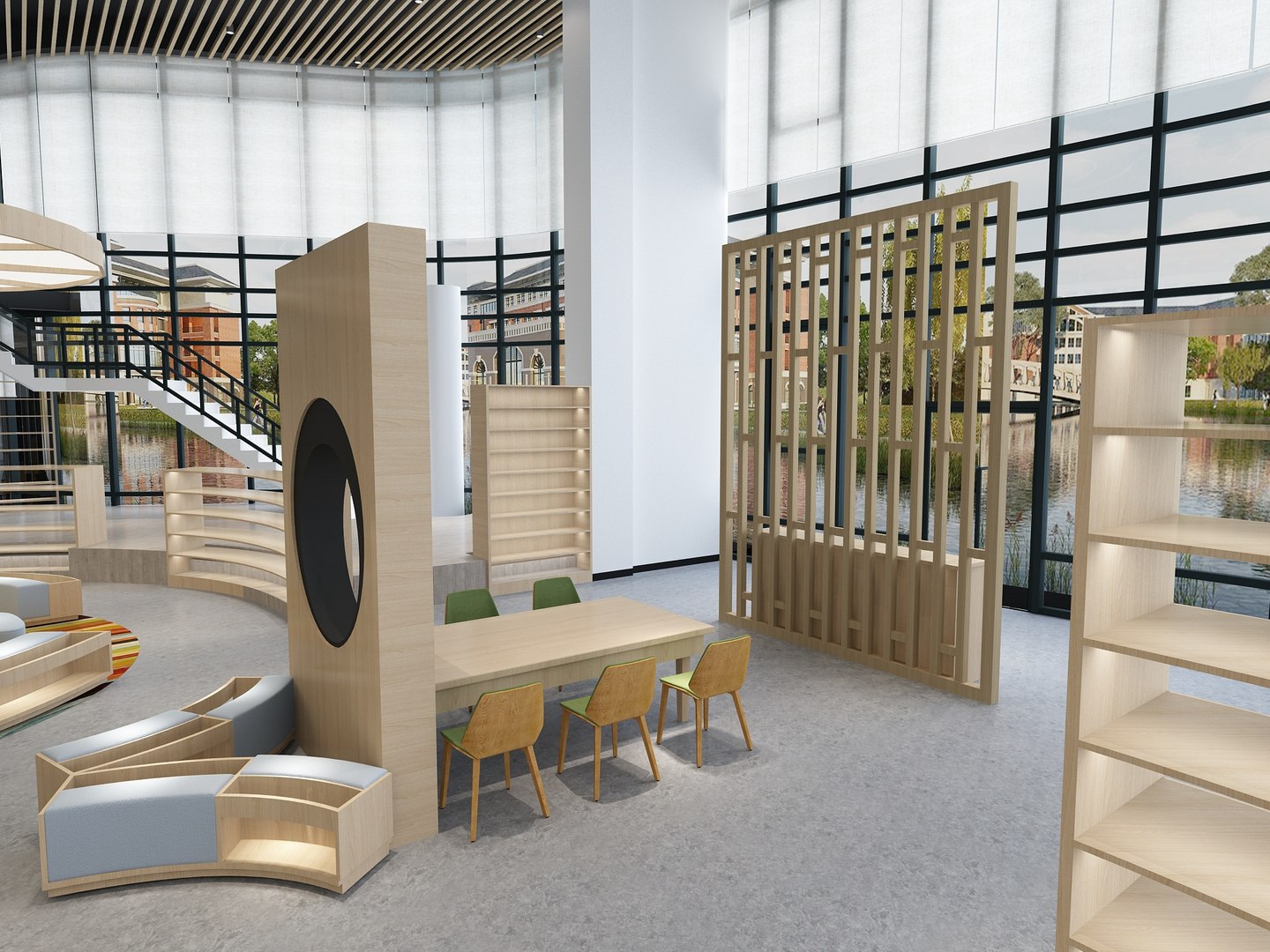 Library 2 3D Model - TurboSquid 2063828