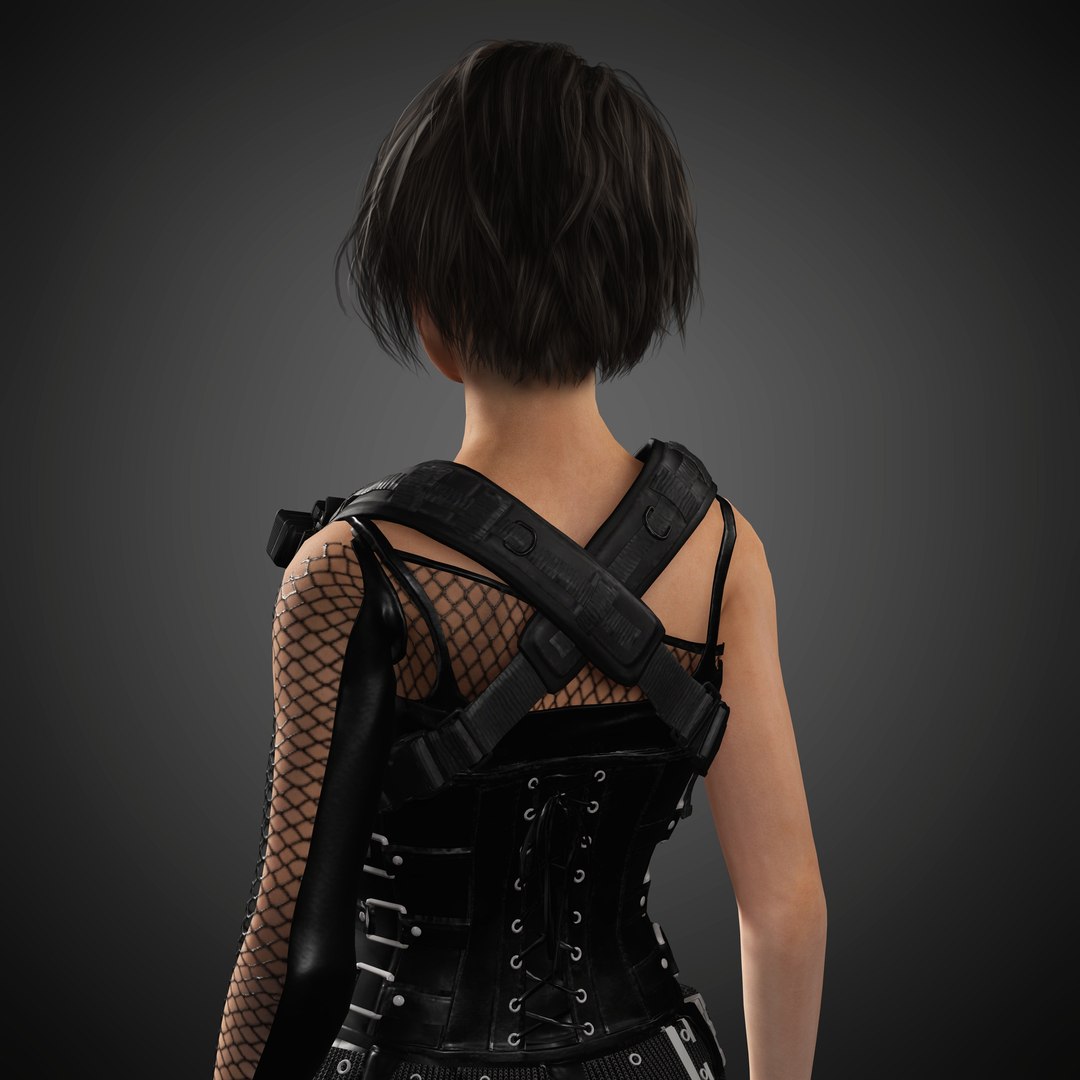 3D Model Jill Valentine Character - TurboSquid 2419230