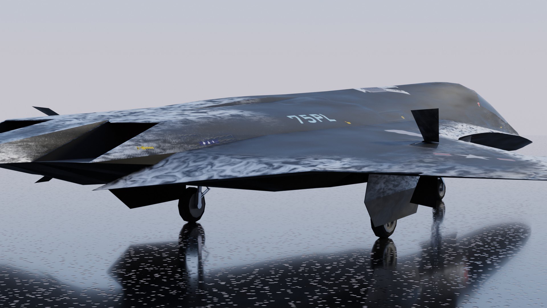 Lockheed NGAD Deux - Concept Fighter 3D - TurboSquid 2146476