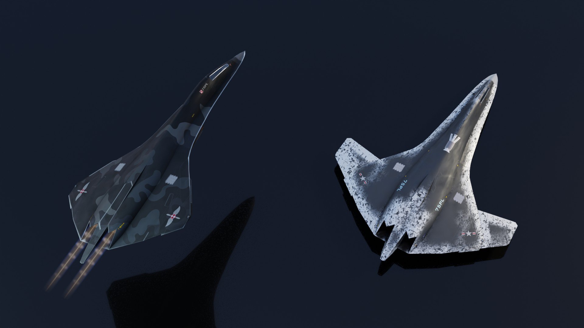 Lockheed NGAD Deux - Concept Fighter 3D - TurboSquid 2146476