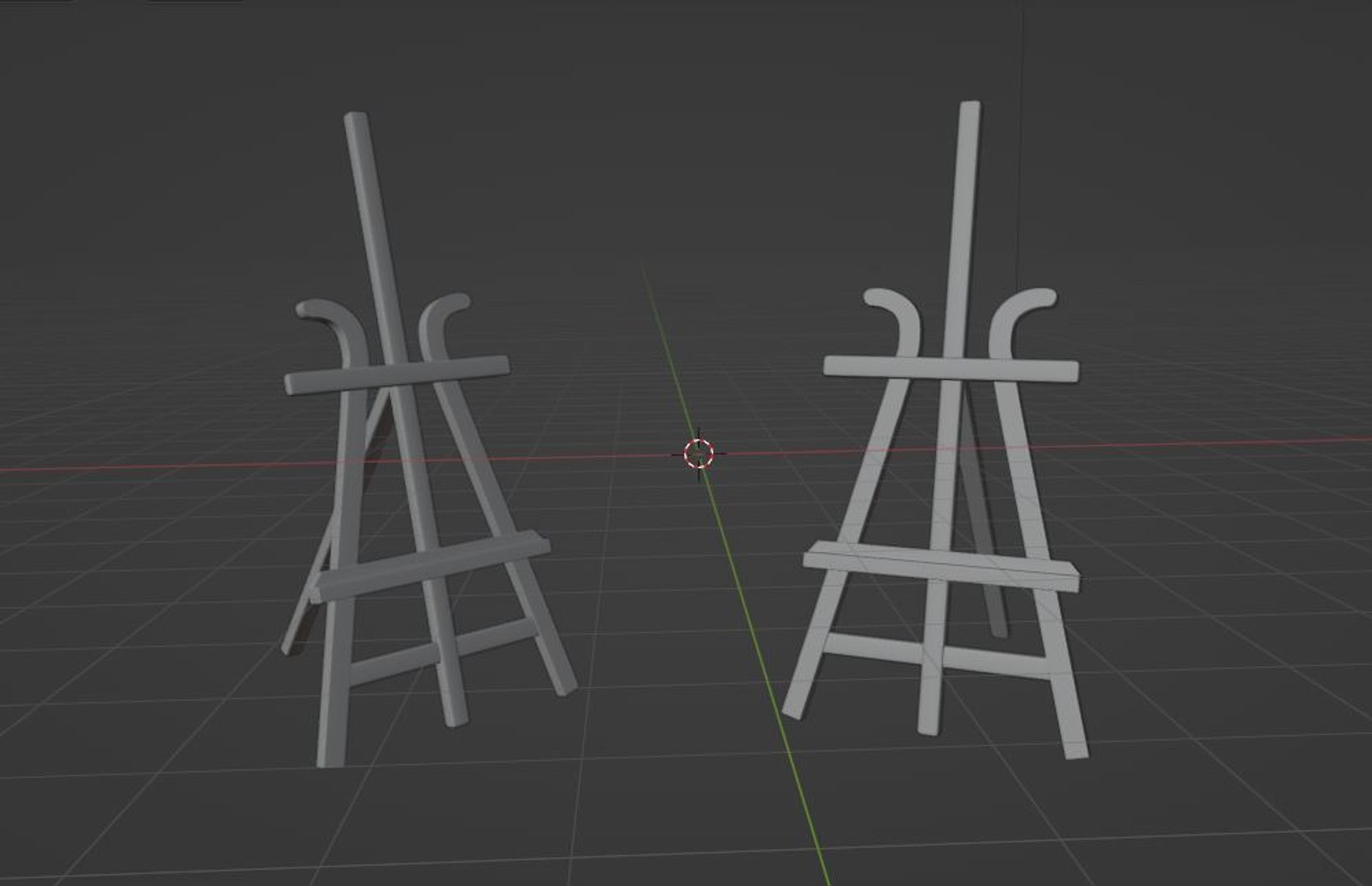 Antique French Mahogany Easel 3D Model 3D - TurboSquid 2333149