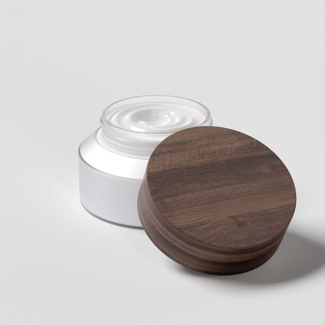 3D Cream Jar 48 Model - TurboSquid 1965921