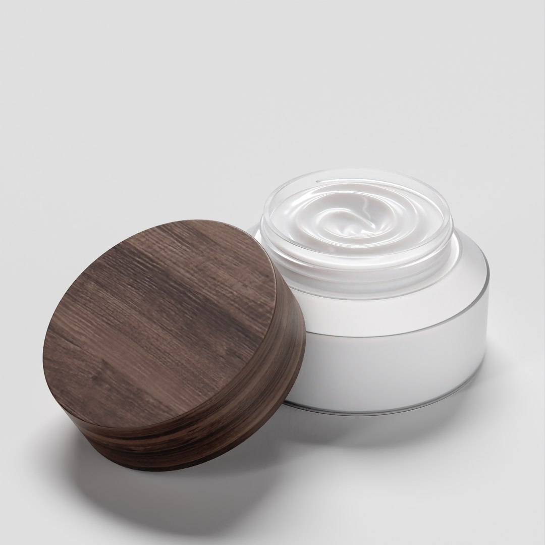 3D Cream Jar 48 Model - TurboSquid 1965921