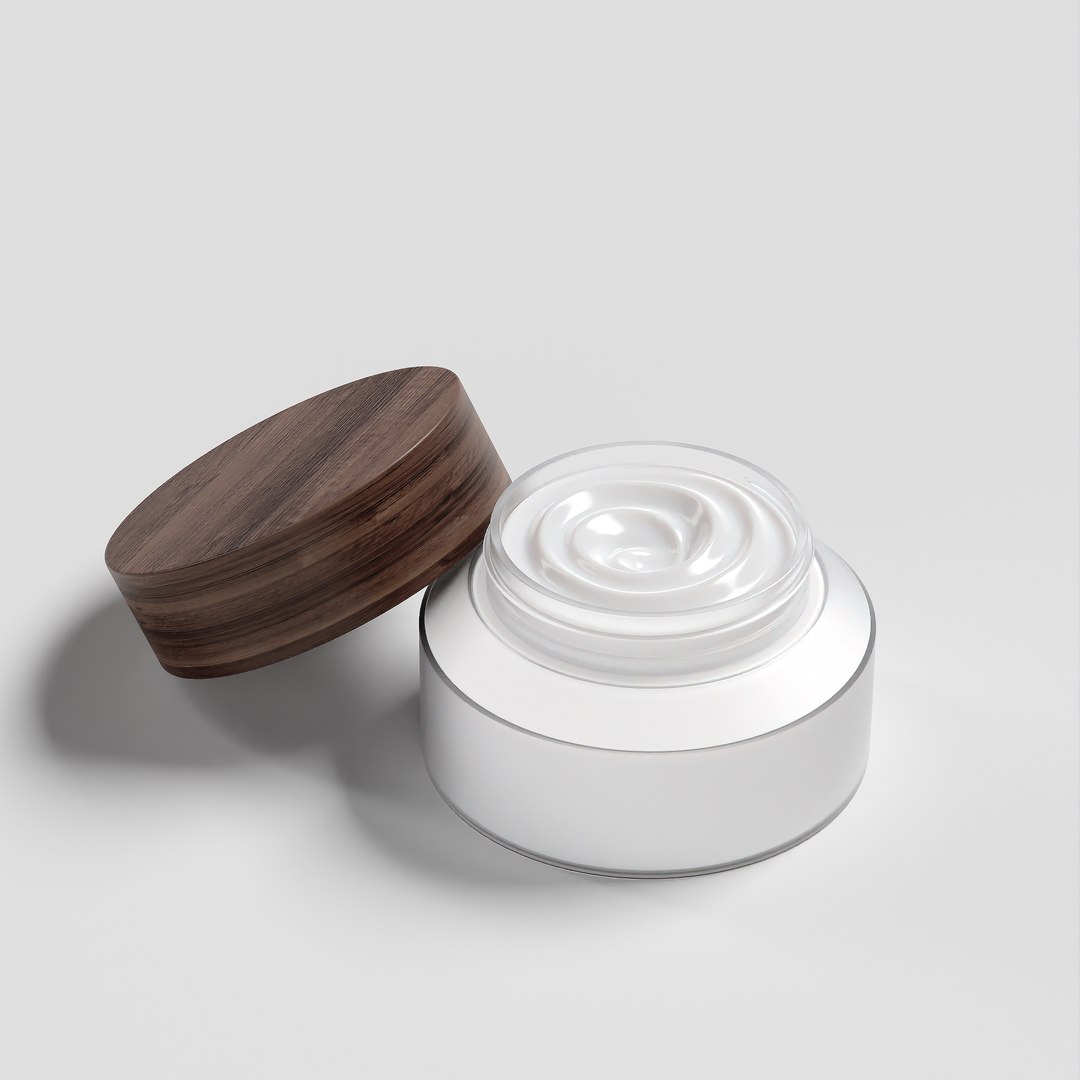 3D Cream Jar 48 Model - TurboSquid 1965921
