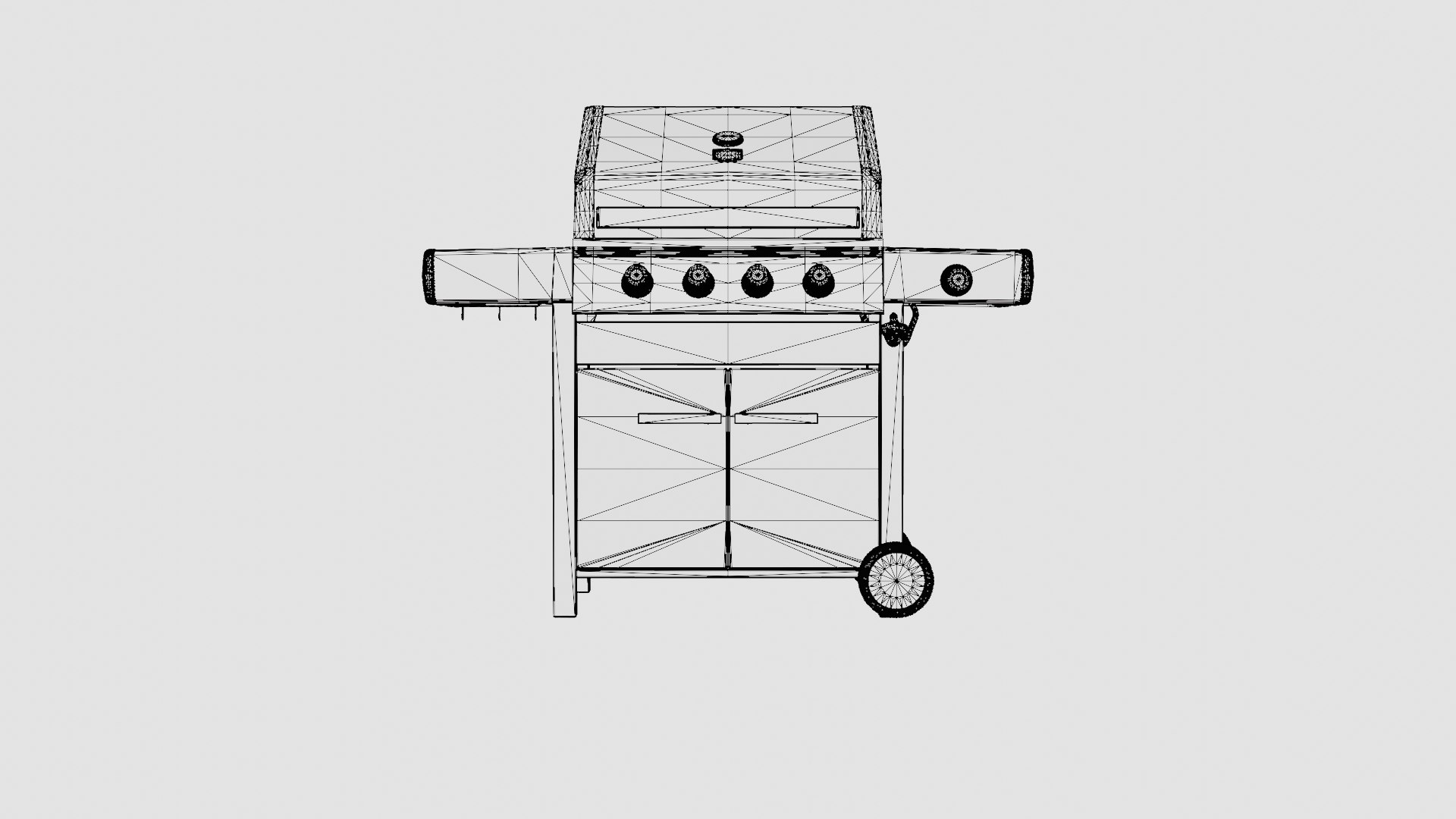 Barbecue Grill 3D Model - TurboSquid 2342445