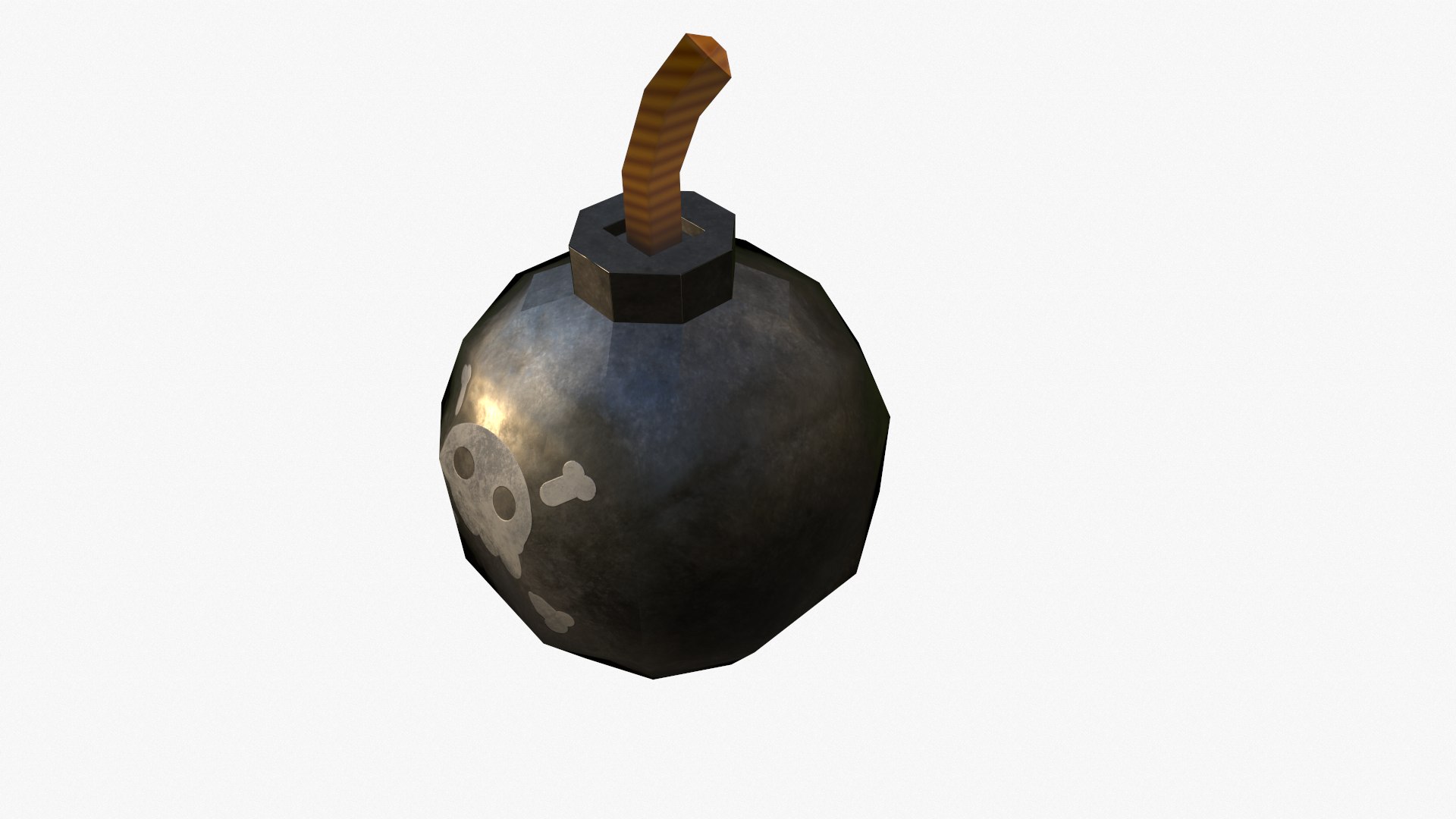 Cartoon Bomb 3D - TurboSquid 1900996