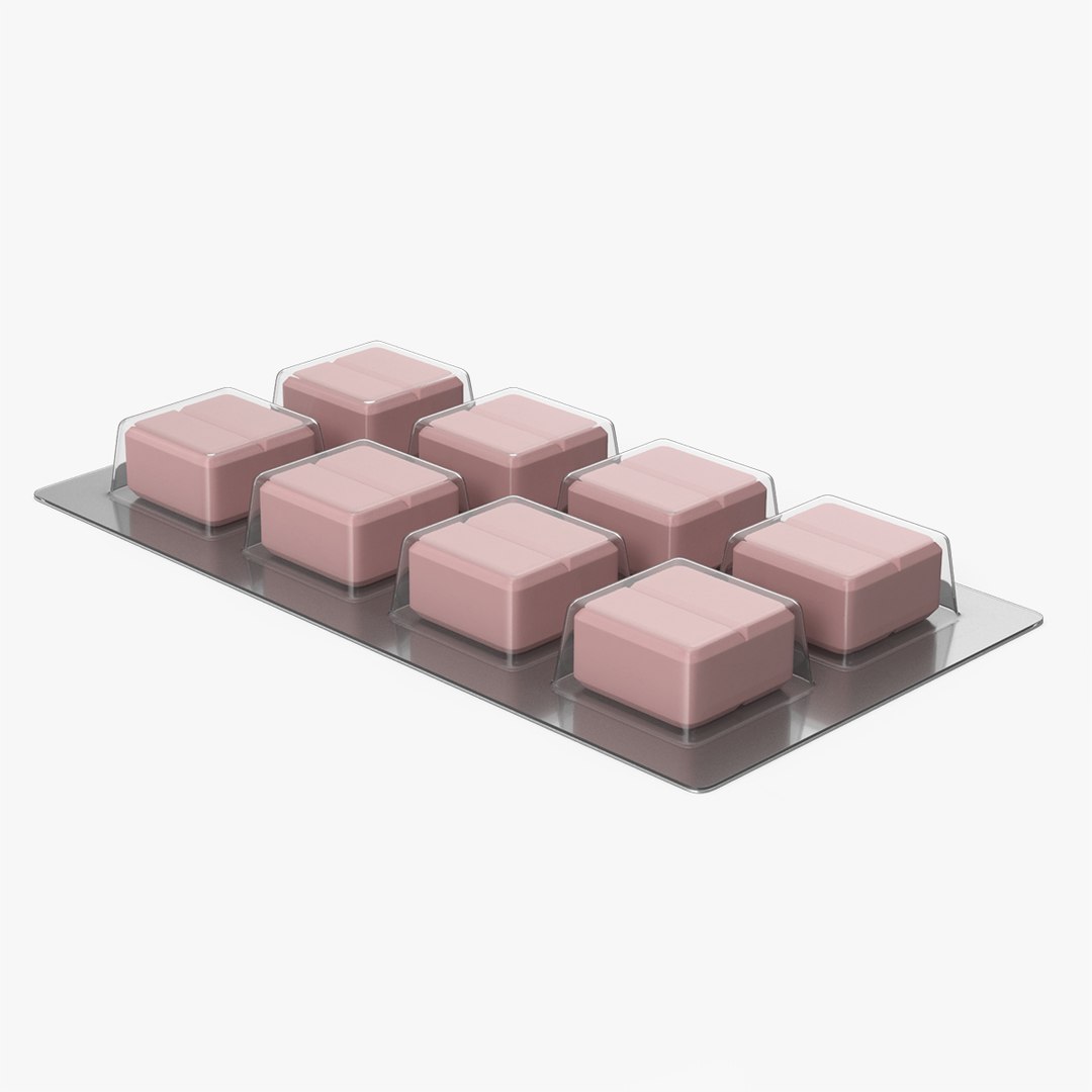 Square Pill Pack3D模型 - TurboSquid 1925817