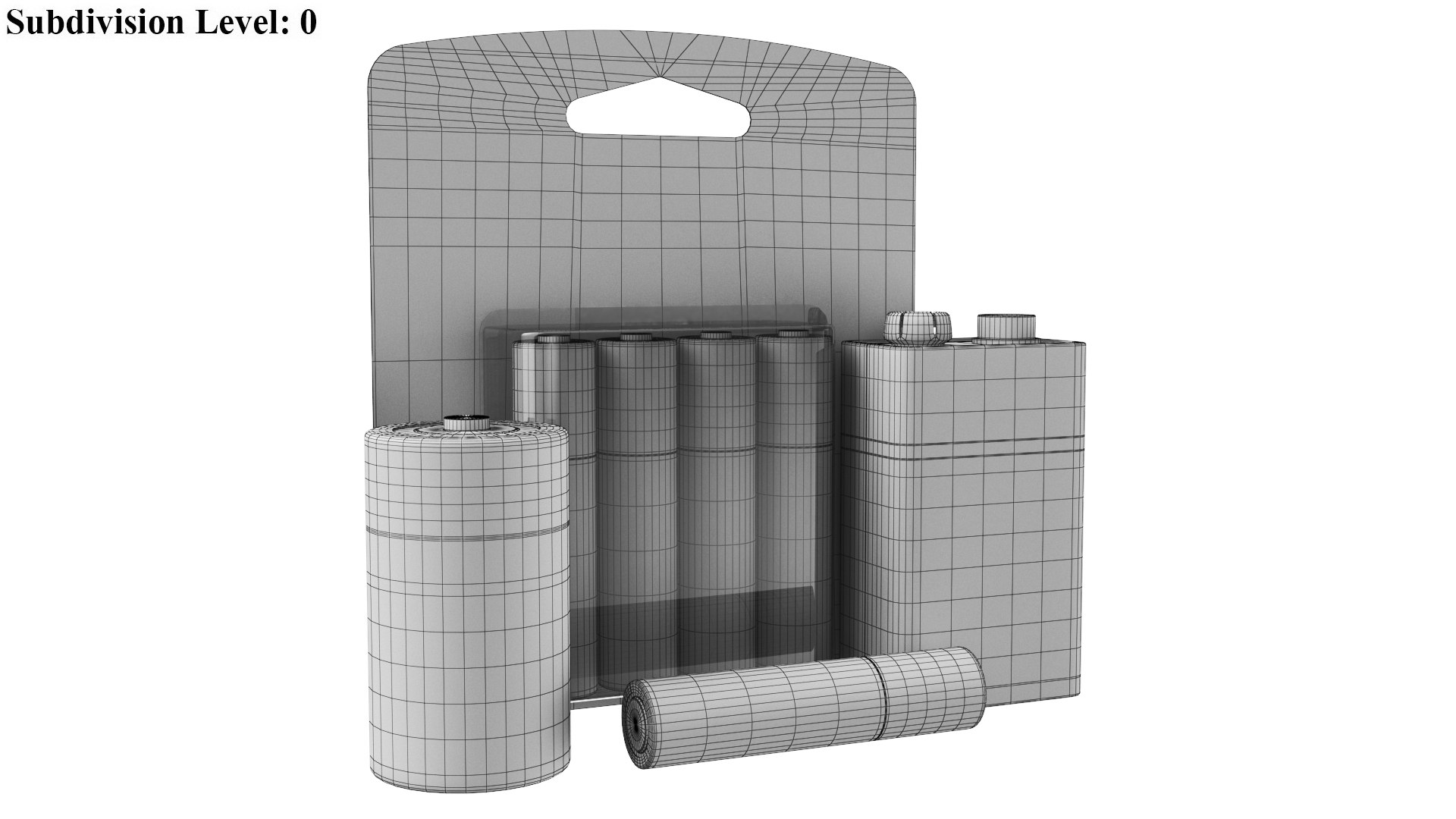 3D Detailed Batteries Collection - TurboSquid 2357921