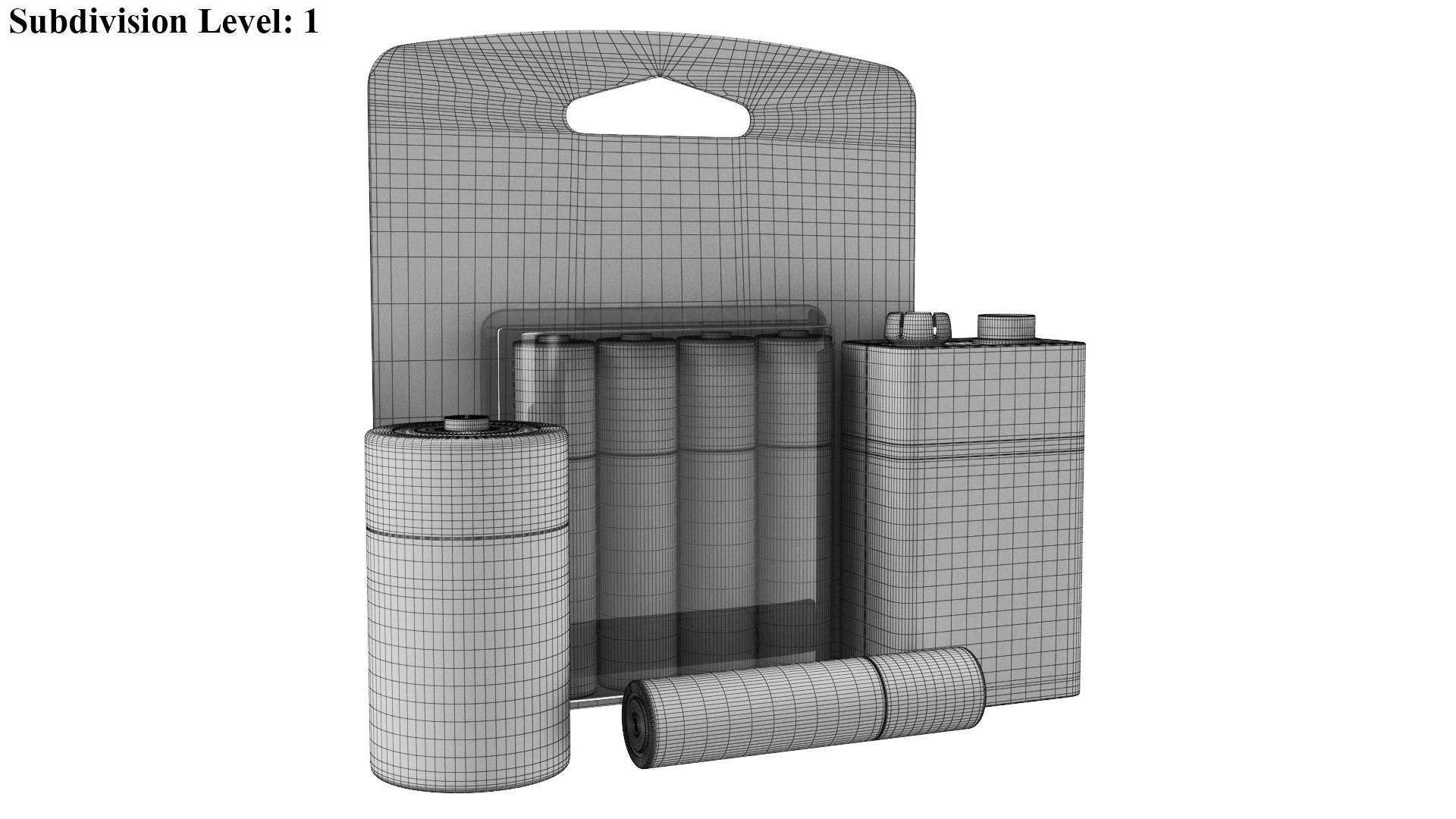 3D Detailed Batteries Collection - TurboSquid 2357921