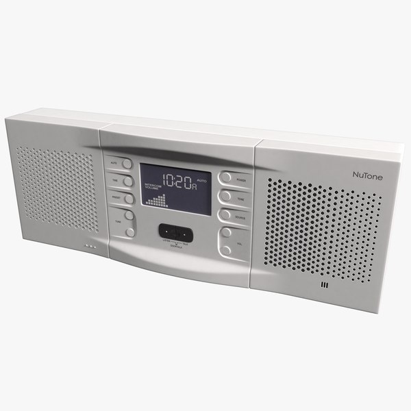amfm intercom nutone nm200wh 3d 3ds