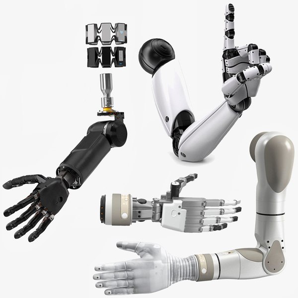 Modello 3D Collezione di mani meccaniche truccate 2 per Maya ...